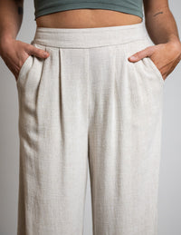 Linen Alessia Cropped Pant – Sozy